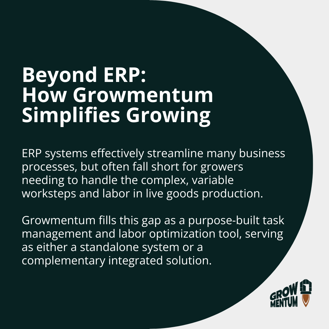 Beyond ERP: How Growmentum Simplifies Growing